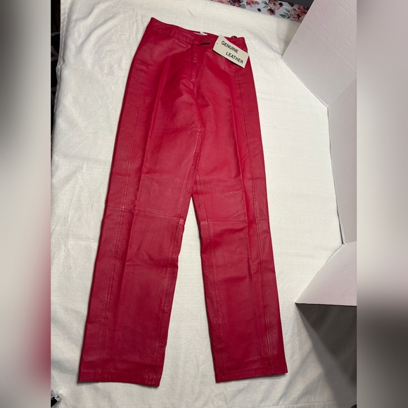 Chadwicks | Pants & Jumpsuits | New Chadwicks Leather Straight Women6 ...